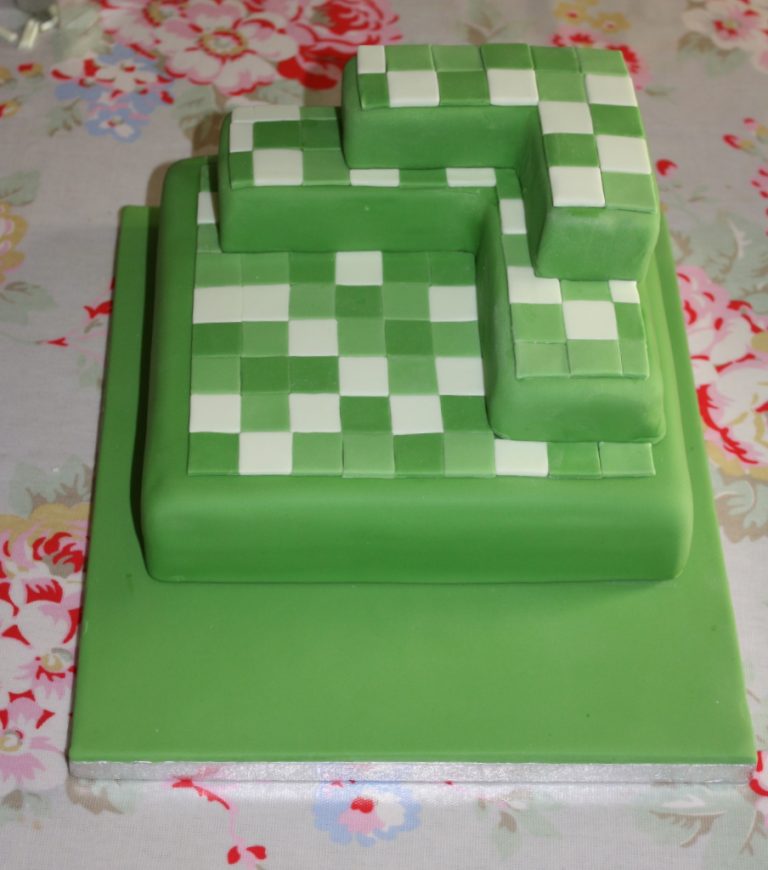 How to make a Minecraft birthday cake - Cakes Bakes And Cookies