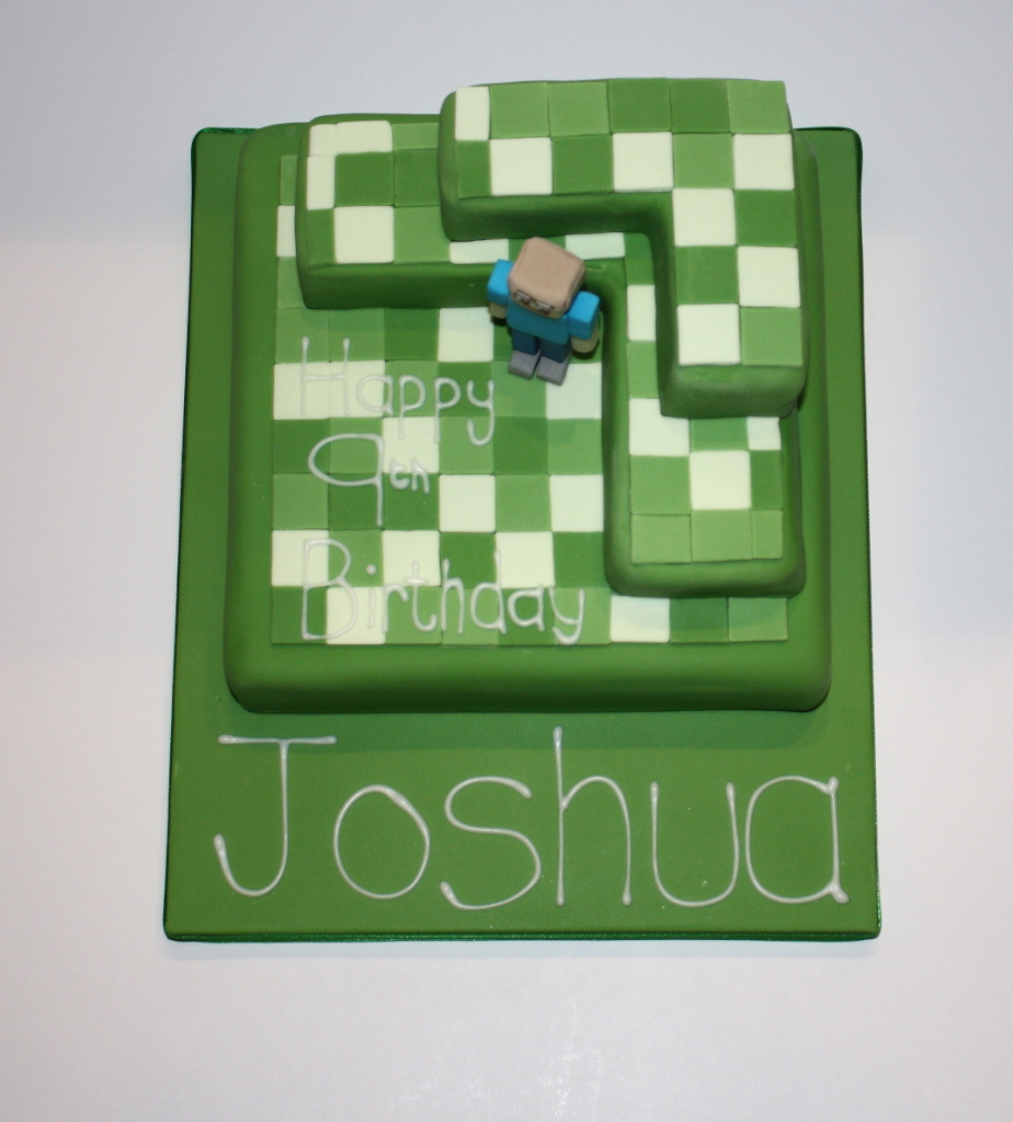 How to make a Minecraft birthday cake - Cakes Bakes And Cookies
