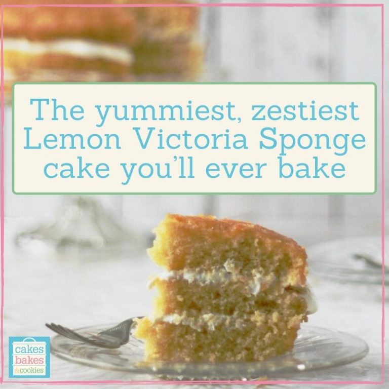 Yummy, zesty Lemon Victoria Sponge cake. You'll want a second slice!
