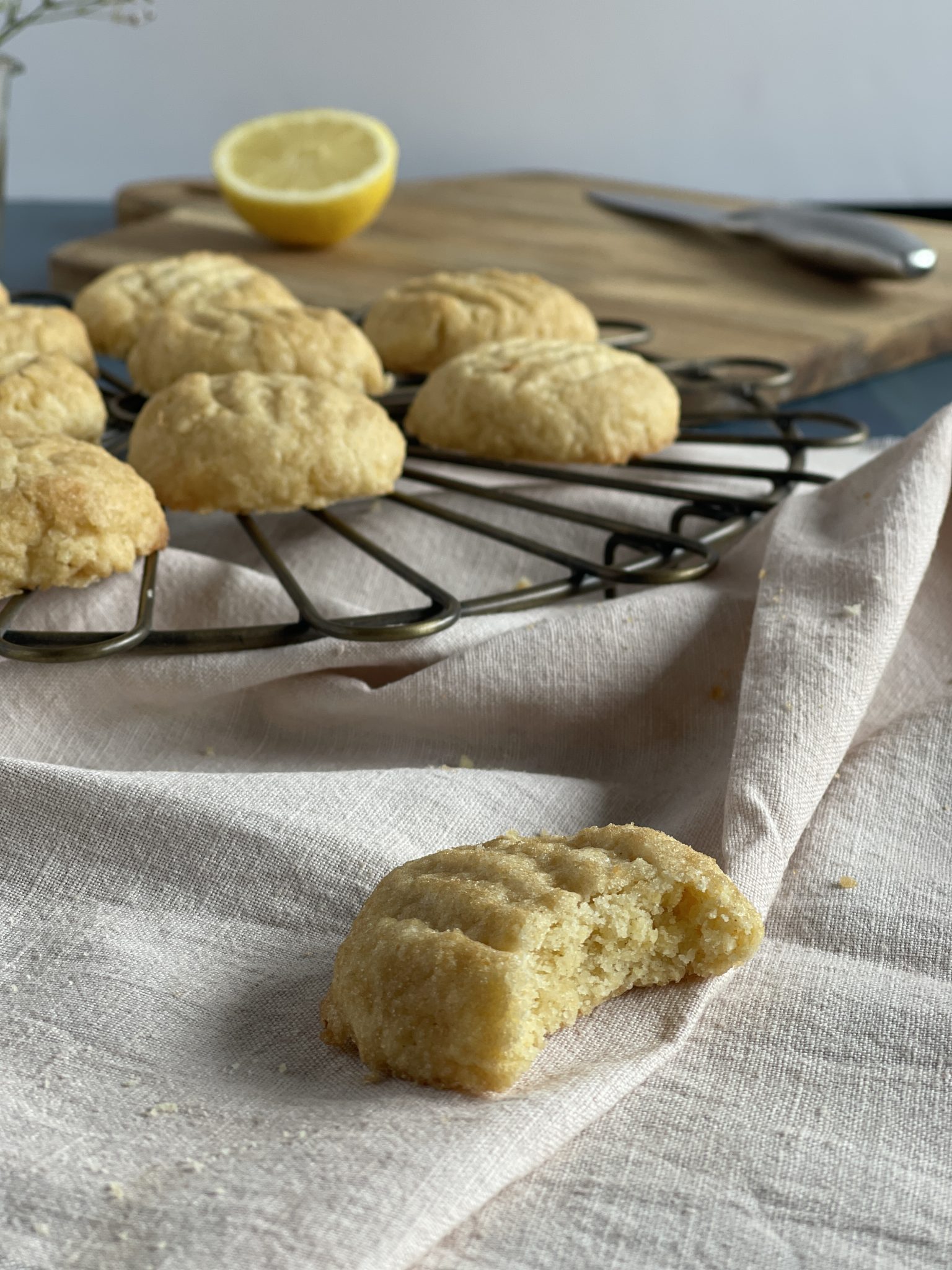 Melt in your mouth Lemon butter biscuits recipe